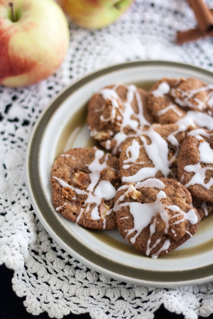 Apple Cookies - Easy Drop Cookie for the Fall! - Binky's Culinary Carnival