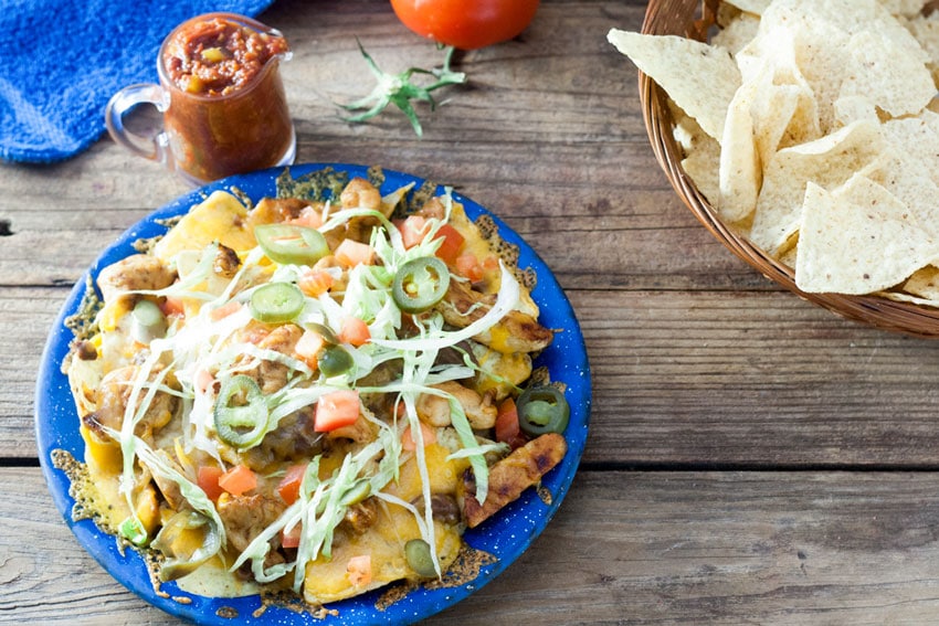 Chicken Nachos - Binky's Culinary Carnival