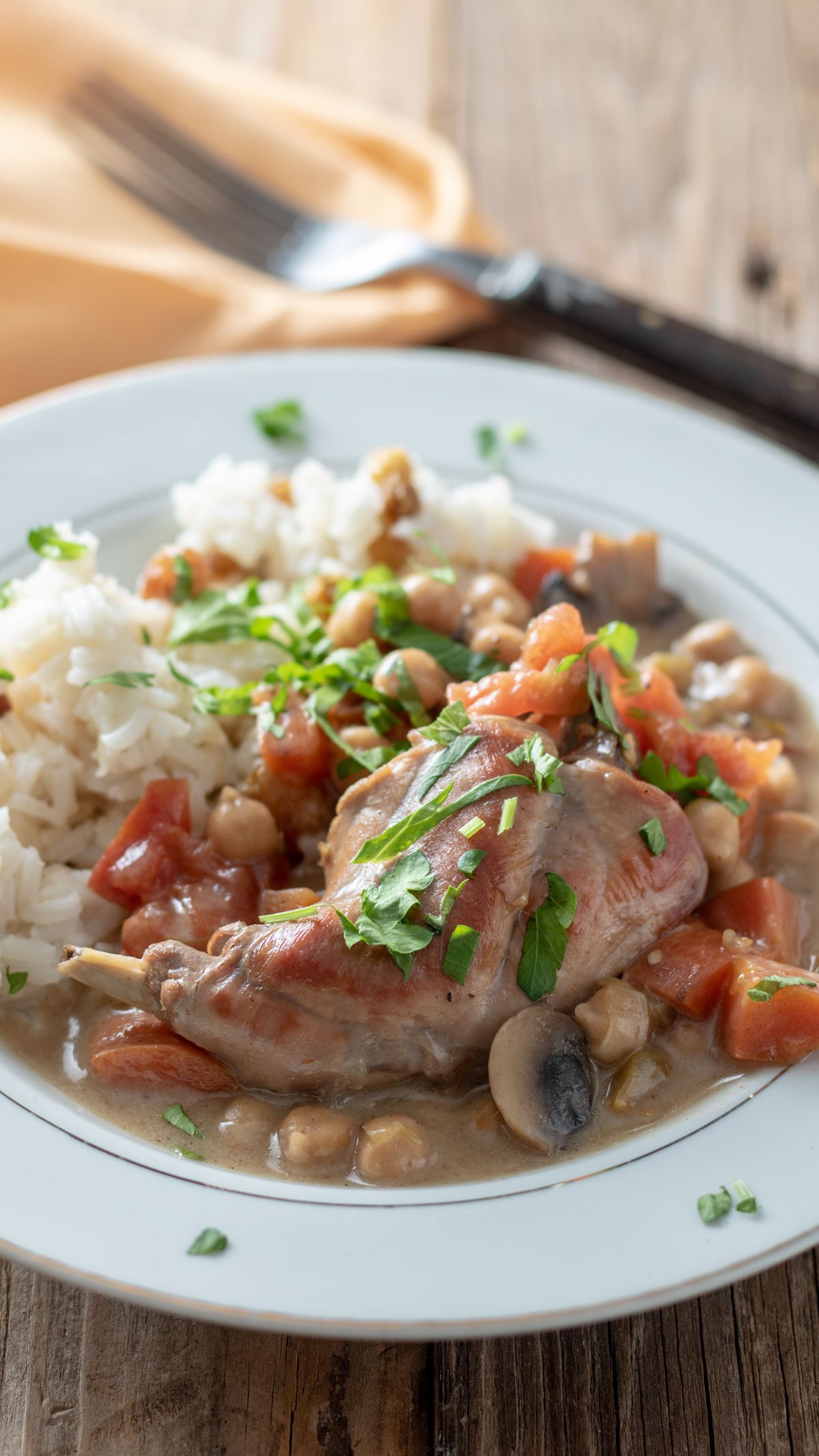 Rabbit Curry with Coconut - Binky's Culinary Carnival