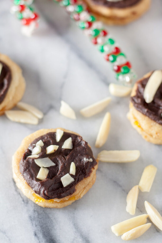 Ischler - Austrian Shortbread, Chocolate & Apricot - Binky's Culinary ...