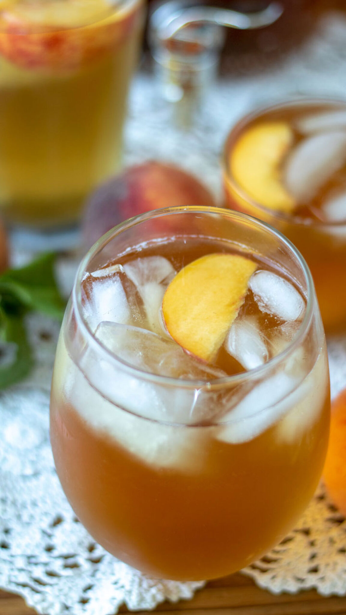 Peach Tea - Sweetened or Unsweetened - Binky's Culinary Carnival