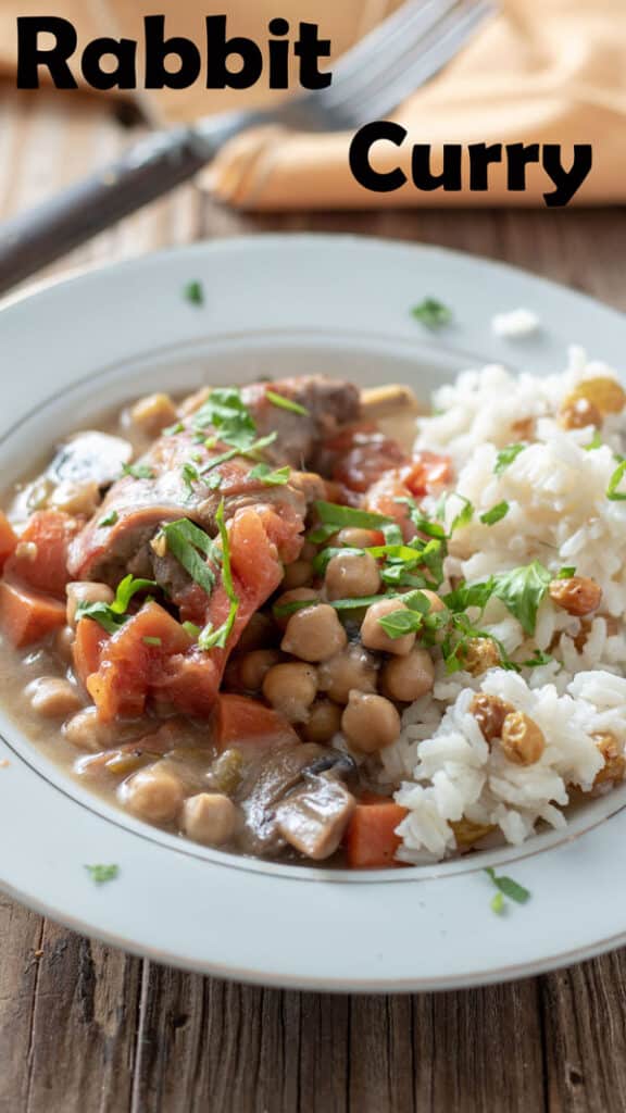 Rabbit Curry with Coconut - Binky's Culinary Carnival