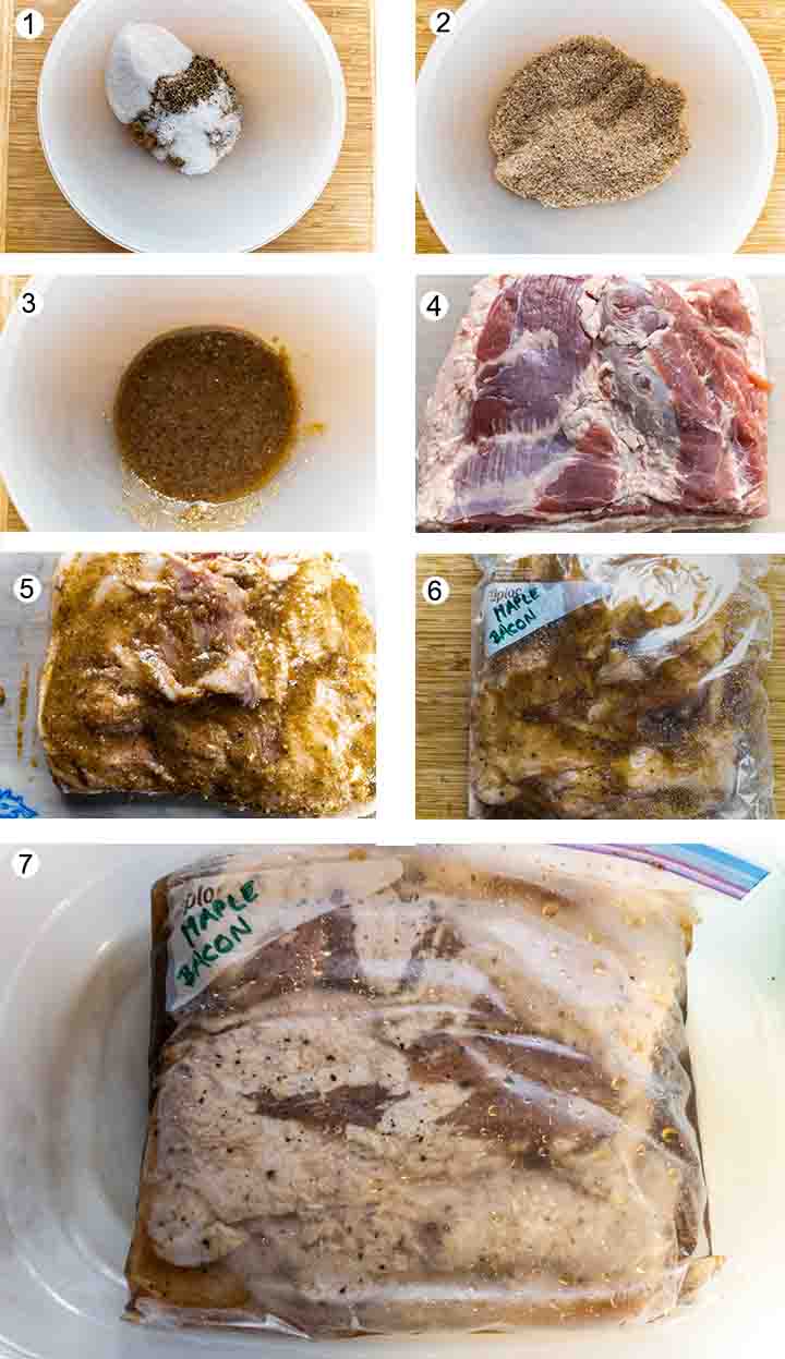 Making bacon- curing bacon at home - Binky's Culinary Carnival