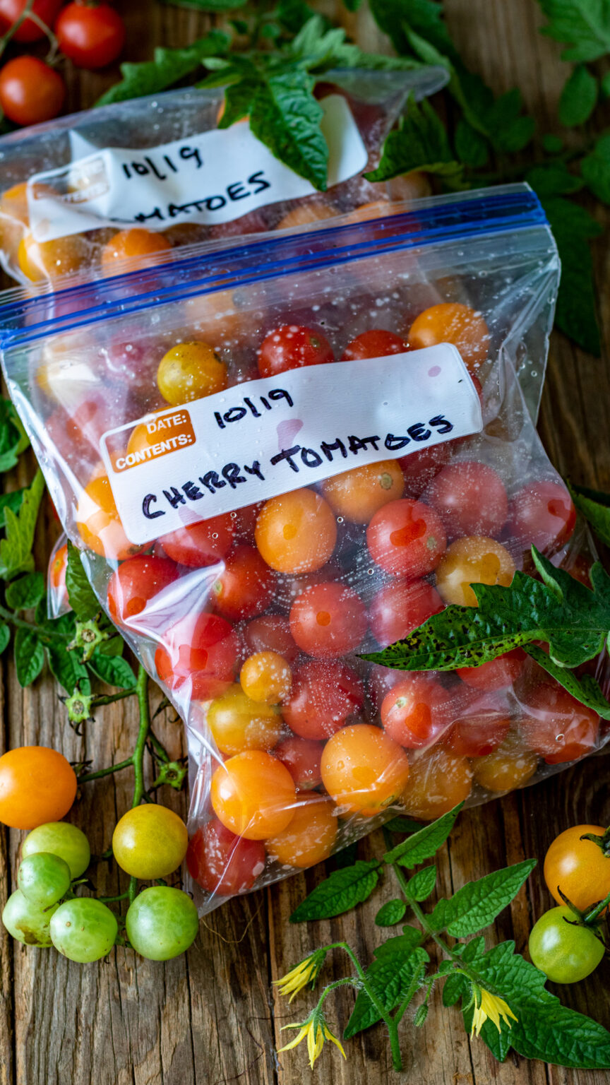 Freezing Tomatoes- 3 easy ways - Binky's Culinary Carnival