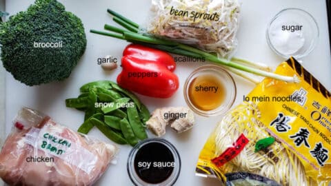 Chicken Lo Mein Recipe - Binky's Culinary Carnival