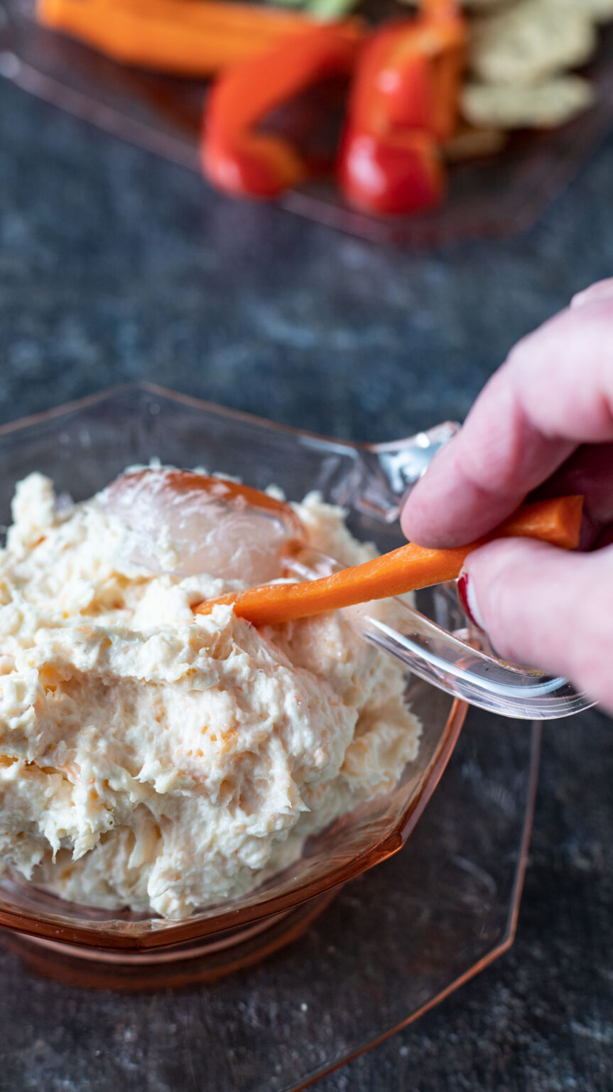 10 minute Shrimp Dip with Canned Shrimp! - Binky's Culinary Carnival