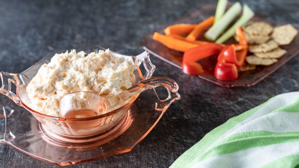 10 minute Shrimp Dip with Canned Shrimp! - Binky's Culinary Carnival