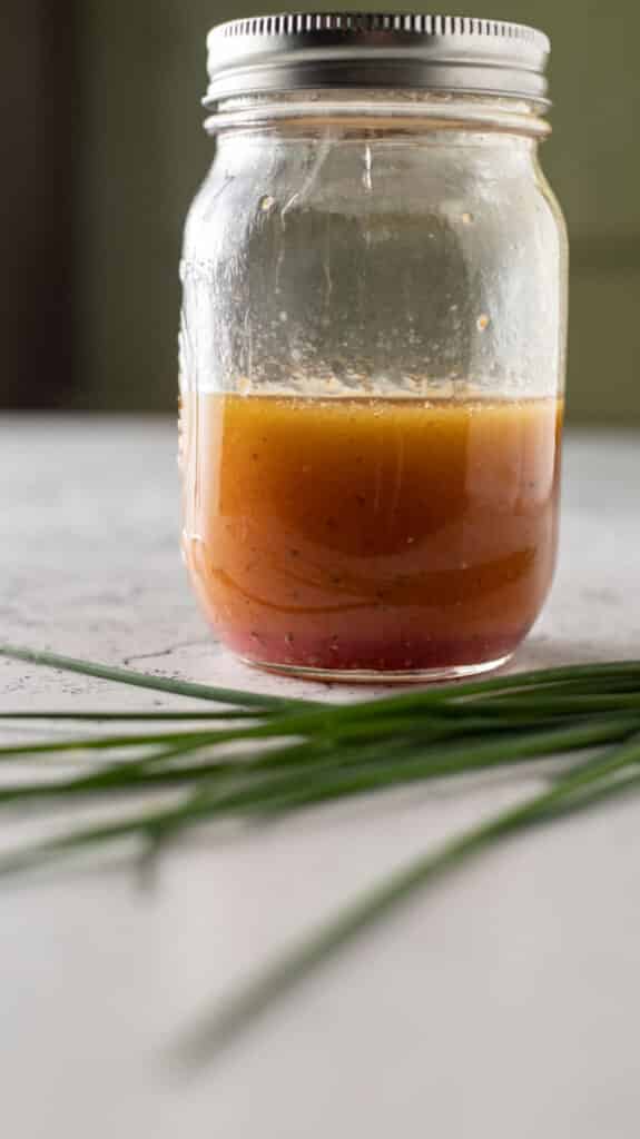 Chive Vinaigrette |Easy Chive Flower Recipe| - Binky's Culinary Carnival