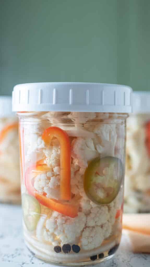 Quick Pickled Cauliflower - Binky's Culinary Carnival