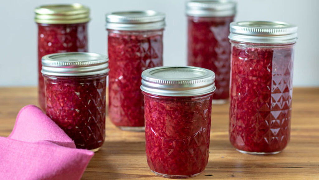 Raspberry Jam - Low Sugar Version - Binky's Culinary Carnival