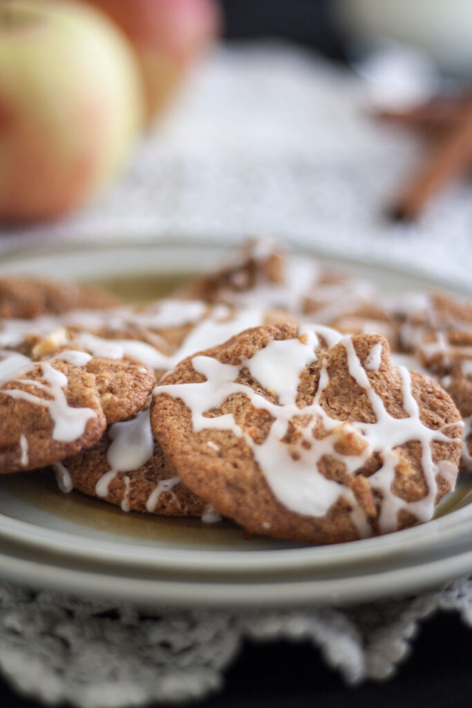 Apple Cookies - Easy Drop Cookie for the Fall! - Binky's Culinary Carnival