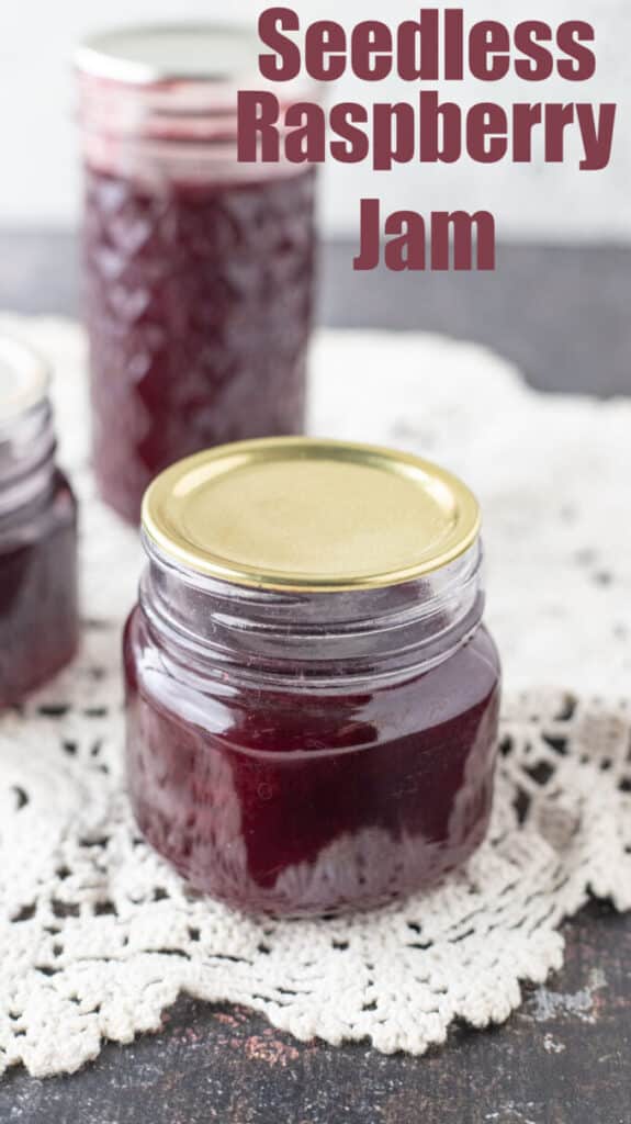 Seedless Raspberry Jam - Binky's Culinary Carnival