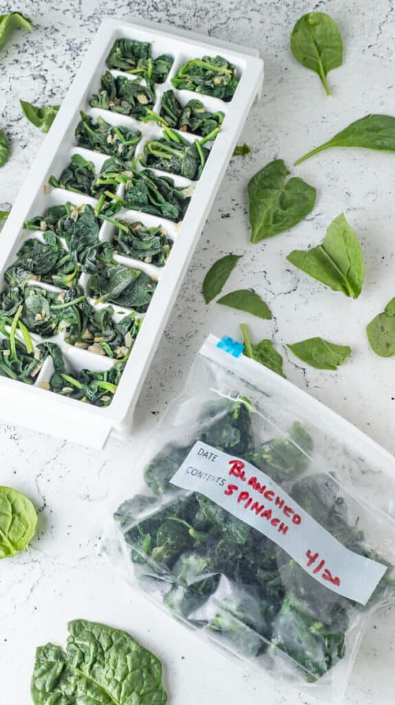 How to Freeze Spinach | 4 Easy Ways - Binky's Culinary Carnival