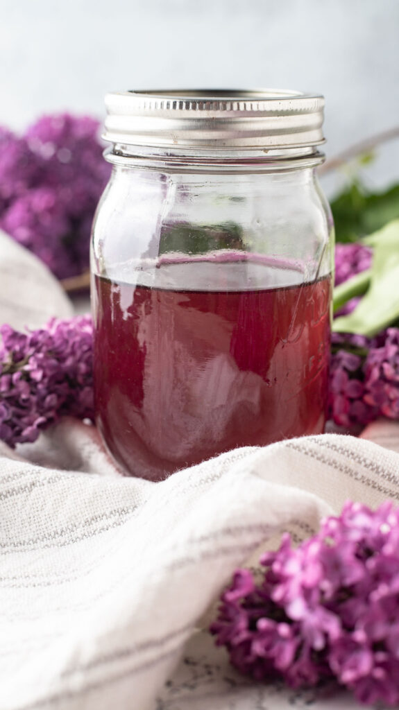 Lilac Simple Syrup - Binky's Culinary Carnival
