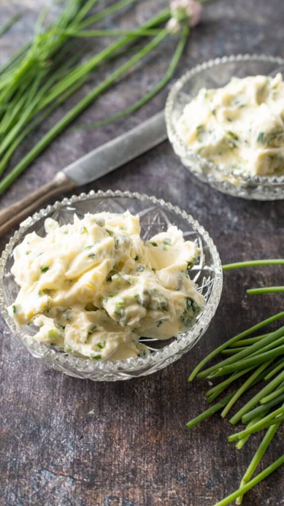 Chive Butter - Binky's Culinary Carnival