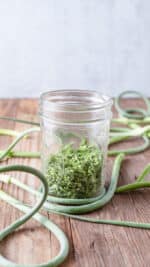 Dehydrating Garlic Scapes | Garlic Scape Powder - Binky's Culinary Carnival