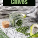 How to Preserve Chives | Store, Freeze, Dry - Binky's Culinary Carnival