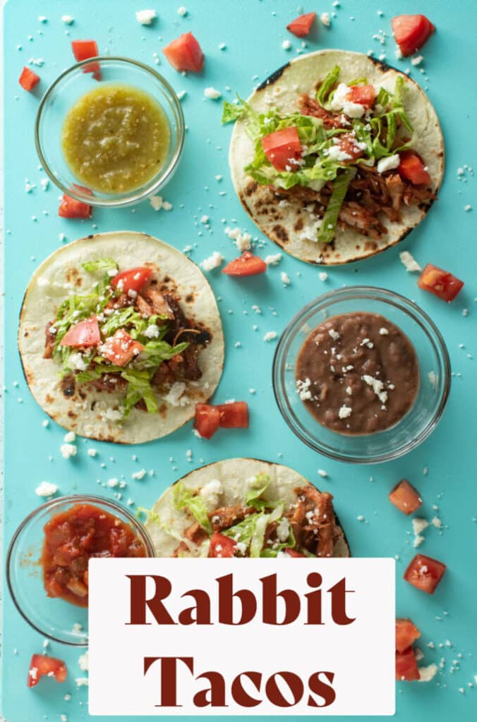 Rabbit Tacos - Binky's Culinary Carnival