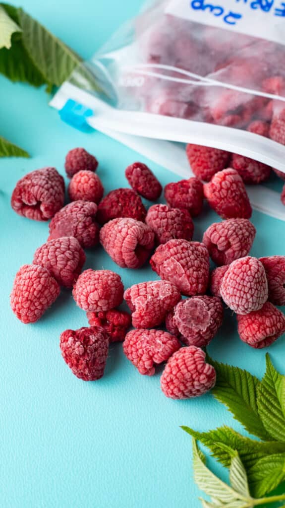 Freezing Raspberries - Binky's Culinary Carnival