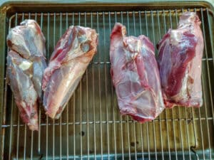 Braised Venison Shanks - Binky's Culinary Carnival