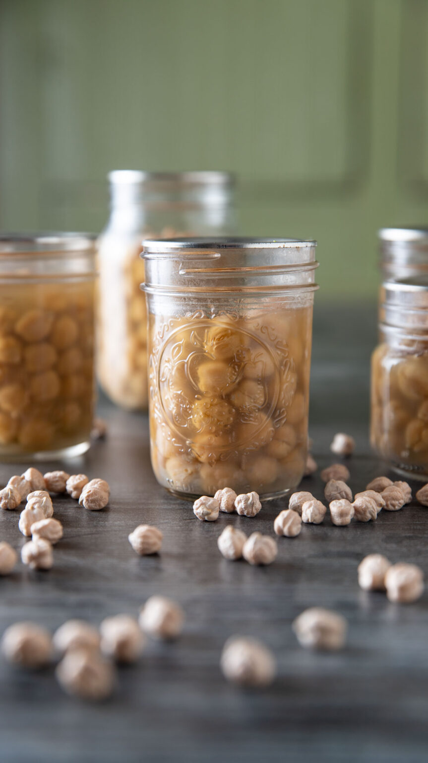 Canning Chickpeas | Garbanzos - Binky's Culinary Carnival