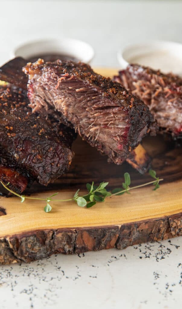 Smoked Beef Short Ribs - Binky's Culinary Carnival