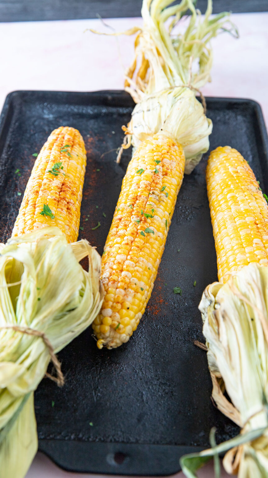 Smoked Corn on the Cob - Binky's Culinary Carnival