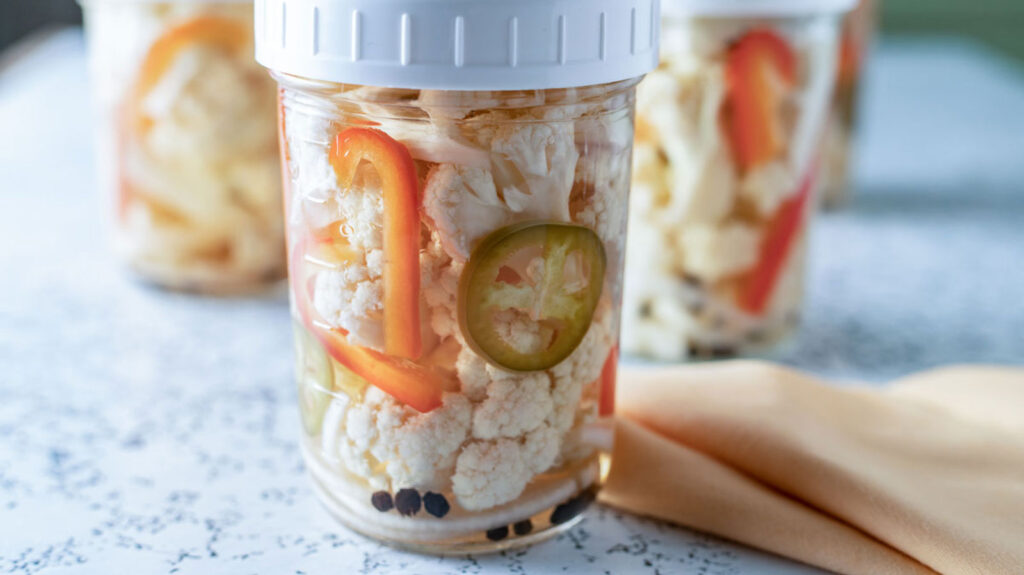 Quick Pickled Cauliflower - Binky's Culinary Carnival
