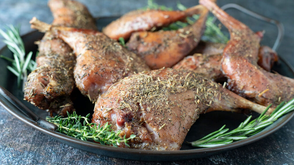 Smoked Rabbit - Binky's Culinary Carnival