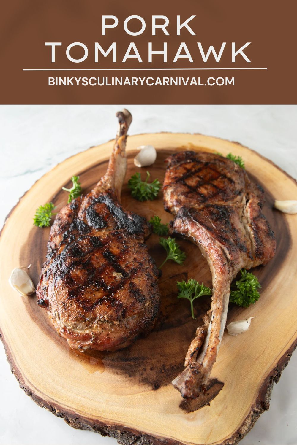 Tomahawk Pork Chops Juicy And Flavorful Binky s Culinary Carnival