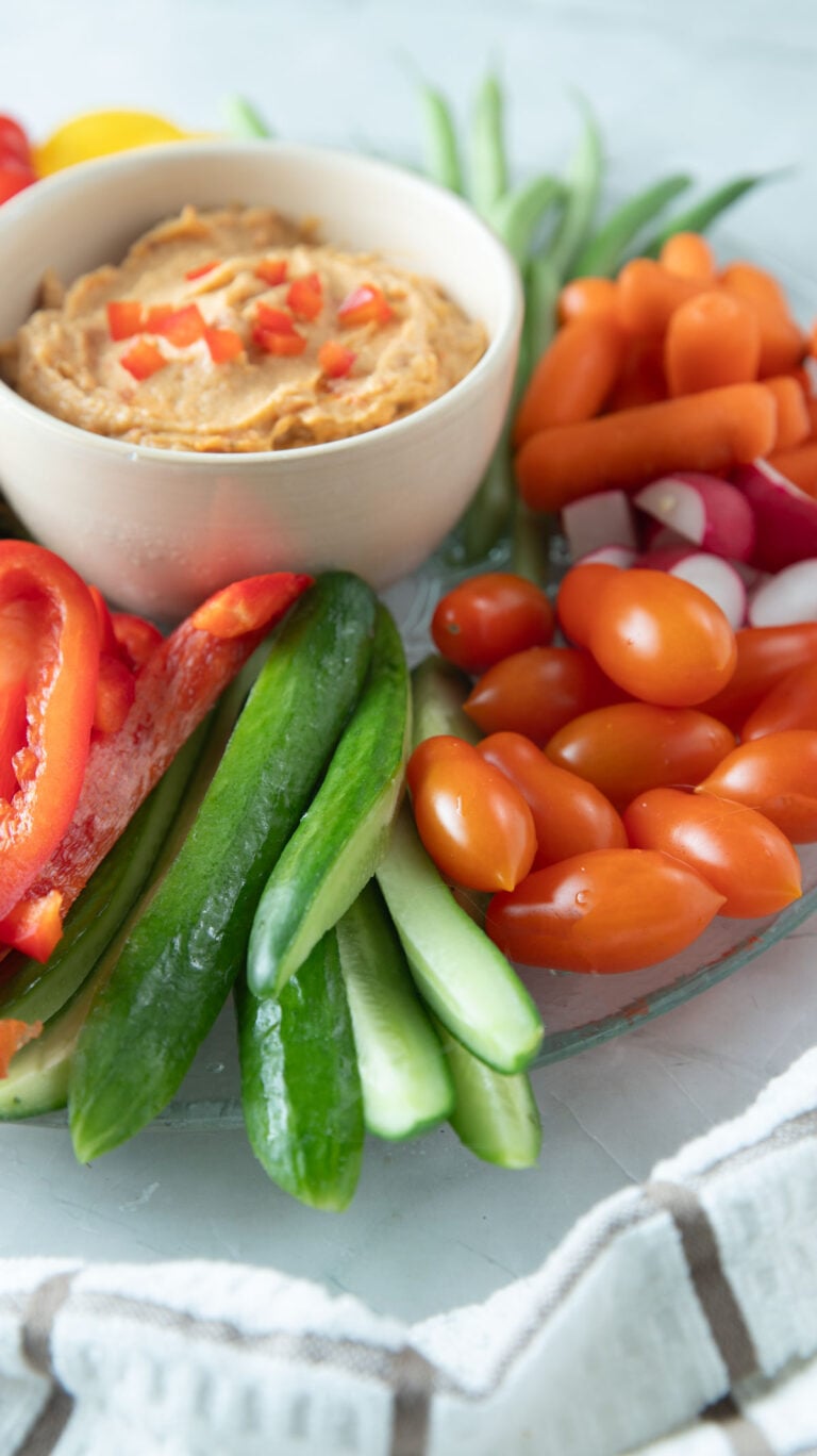 Crudités Platter | Simple Veggie Board - Binky's Culinary Carnival