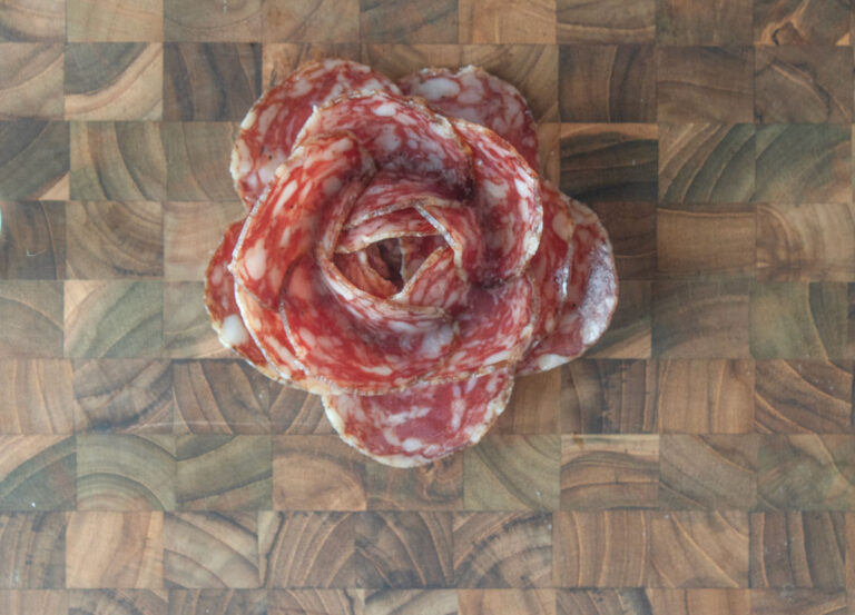 How to Fold Meat and Salami Roses for Charcuterie Boards - Binky's ...
