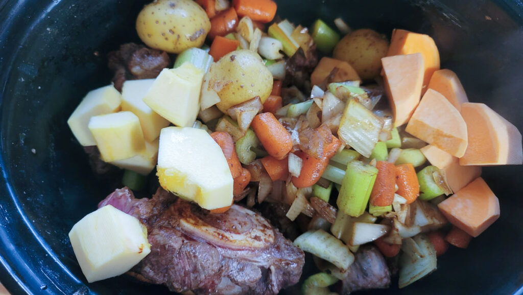 Beef Stew with Root Vegetables - Binky's Culinary Carnival