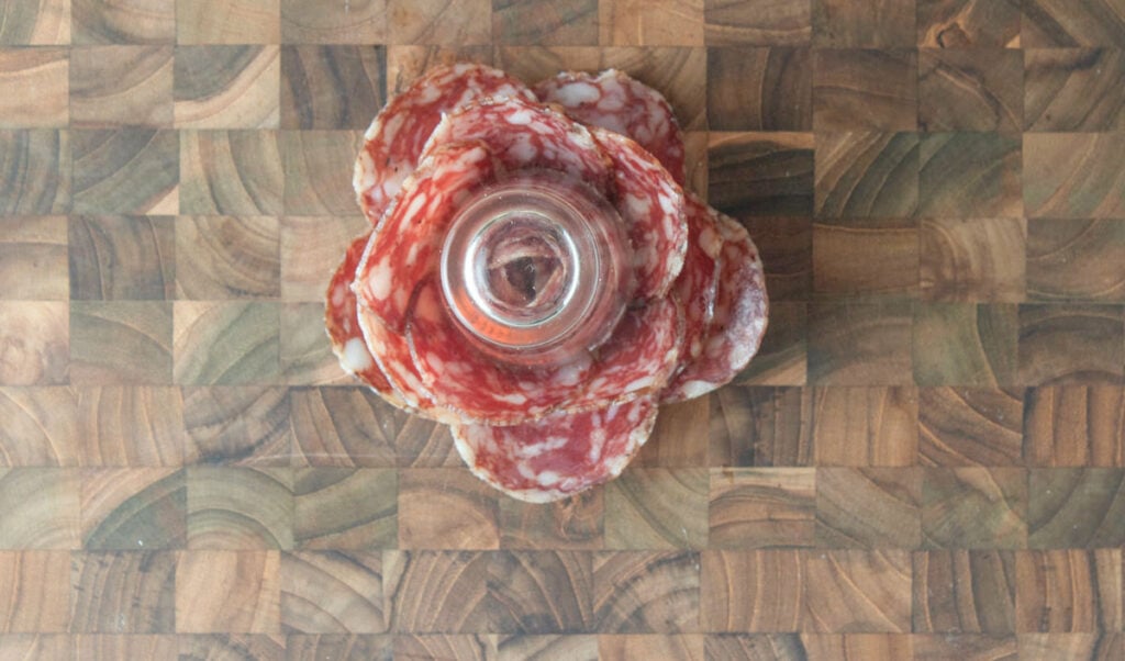 How to Fold Meat and Salami Roses for Charcuterie Boards - Binky's ...