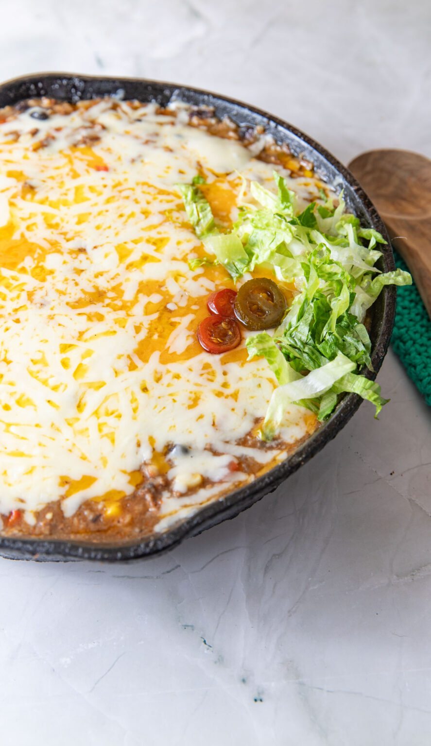 Easy Cheesy Mexican Beef and Rice Skillet Dinner - Binky's Culinary ...