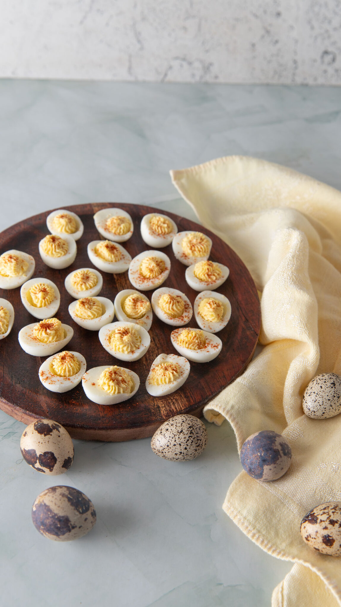 Deviled Quail Eggs - Binky's Culinary Carnival