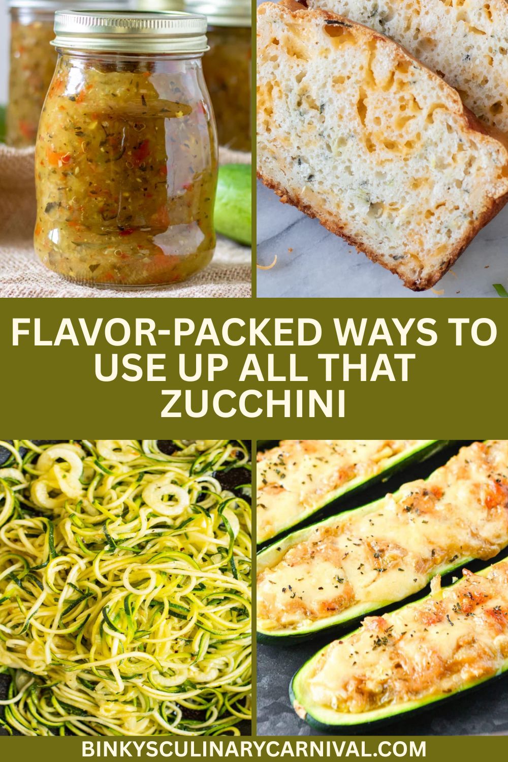18 Flavor-Packed Ways to Use Up All That Zucchini - Binky's Culinary ...