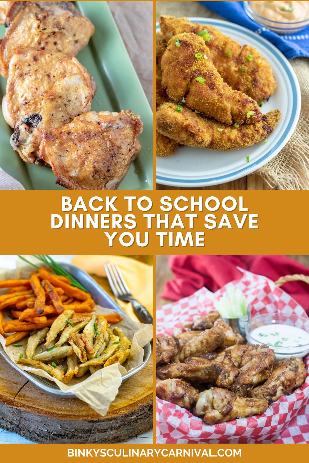 16 Back to School Dinners That Save You Time - Binky's Culinary Carnival