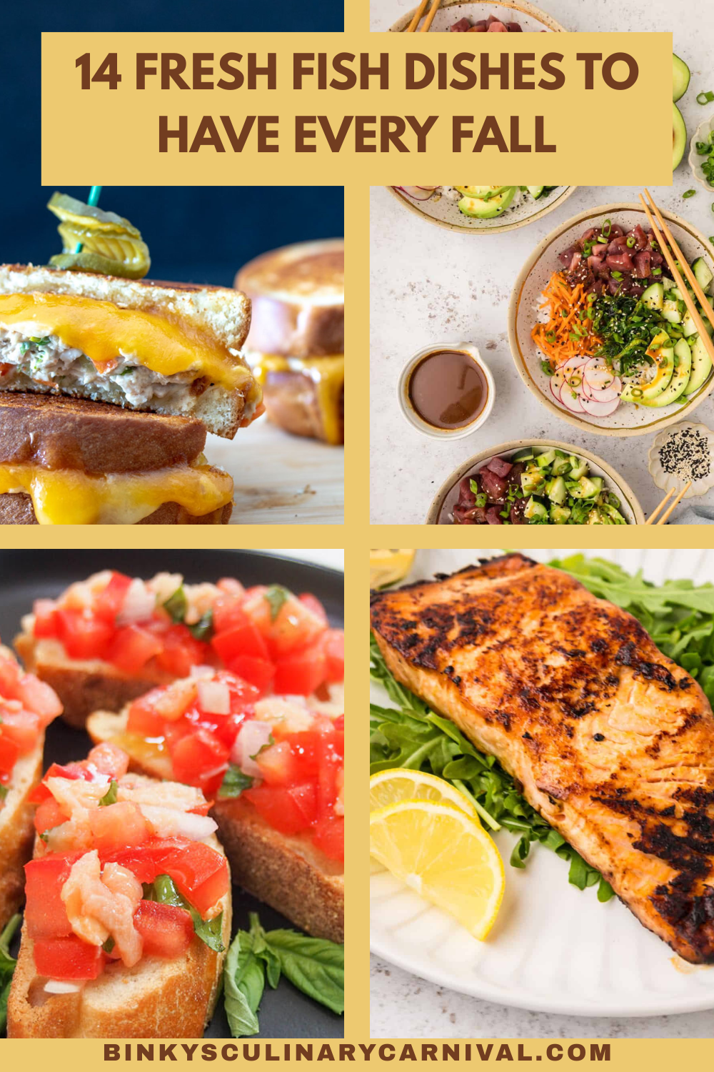 14 Fresh Fish Dishes to Have Every Fall - Binky's Culinary Carnival