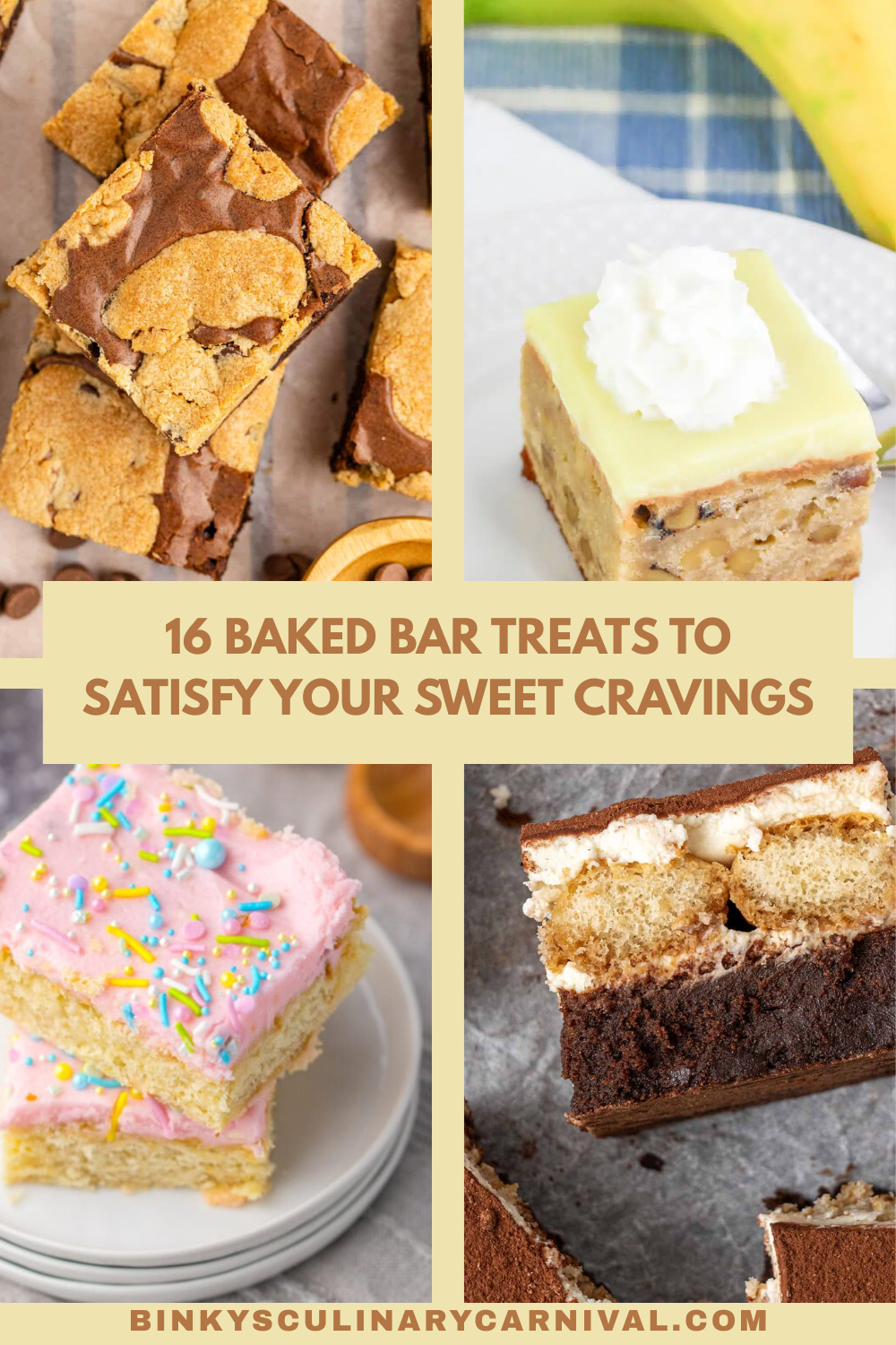 16 Baked Bar Treats To Satisfy Your Sweet Cravings - Binky's Culinary ...