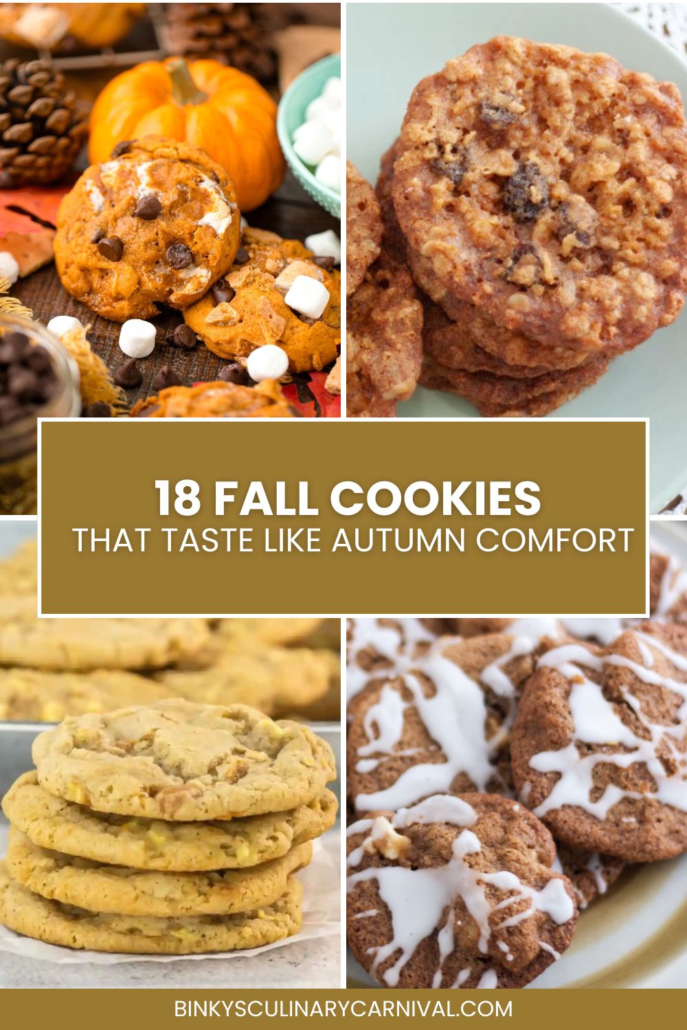 18 Fall Cookies That Taste Like Pure Autumn Comfort - Binky's Culinary ...