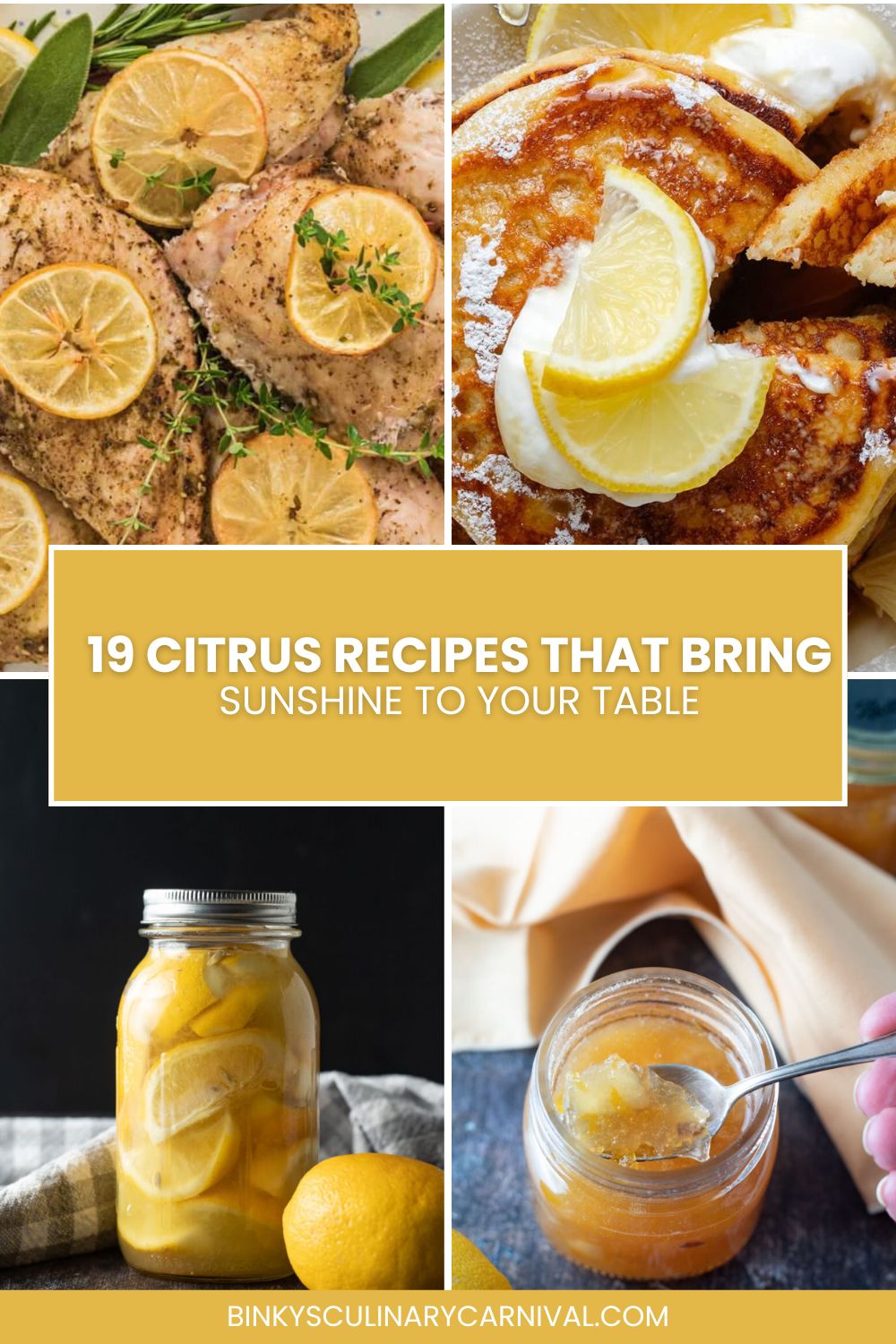 19 Citrus Recipes That Bring Sunshine to Your Table - Binky's Culinary ...
