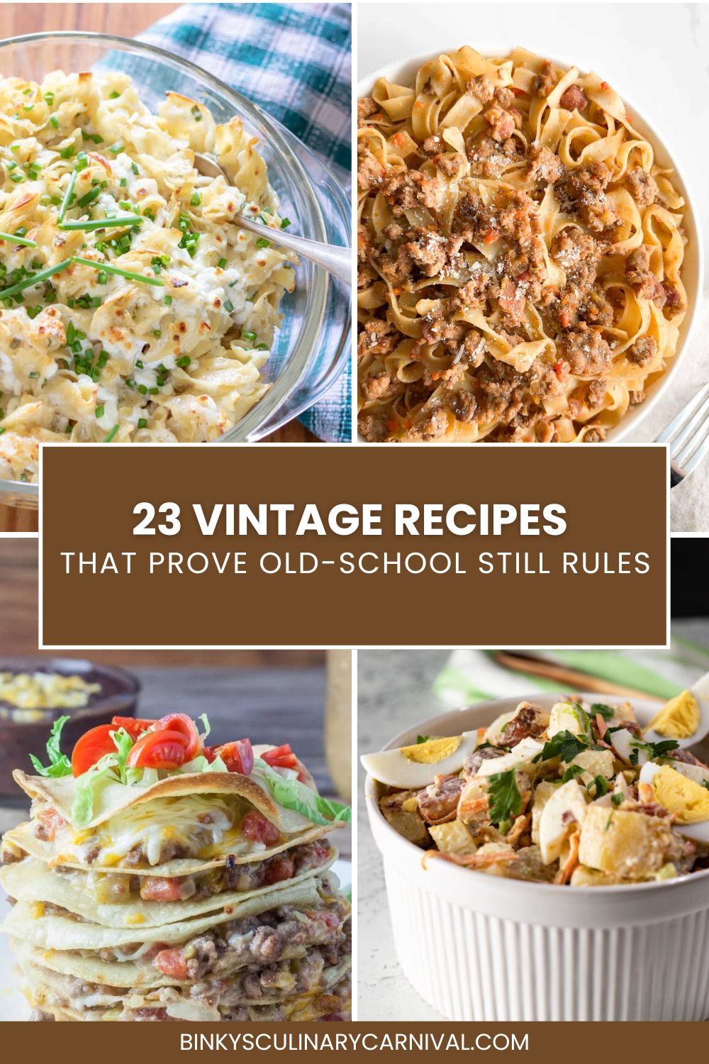 23 Vintage Recipes That Prove Old-School Still Rules - Binky's Culinary ...
