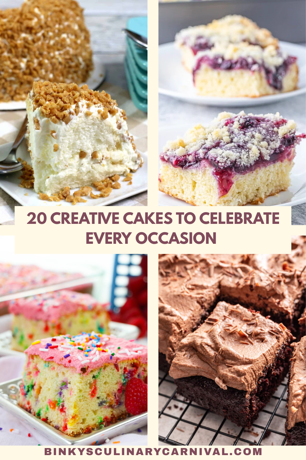 20 Creative Cakes to Celebrate National Cake Day - Binky's Culinary ...