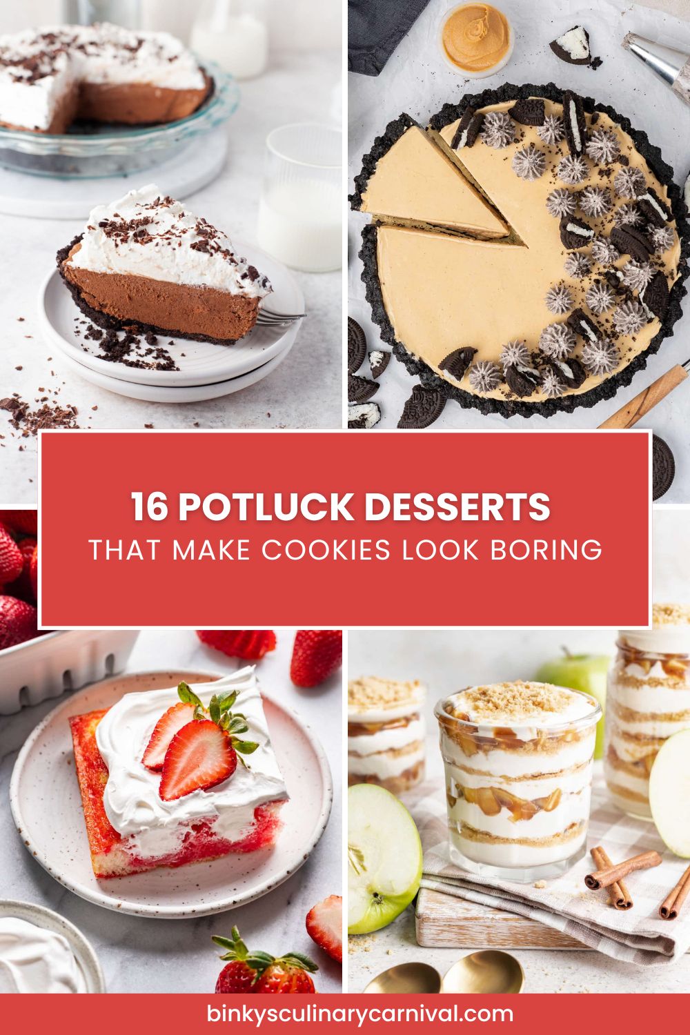 16 Potluck Desserts That Make Cookies Look Boring - Binky's Culinary ...