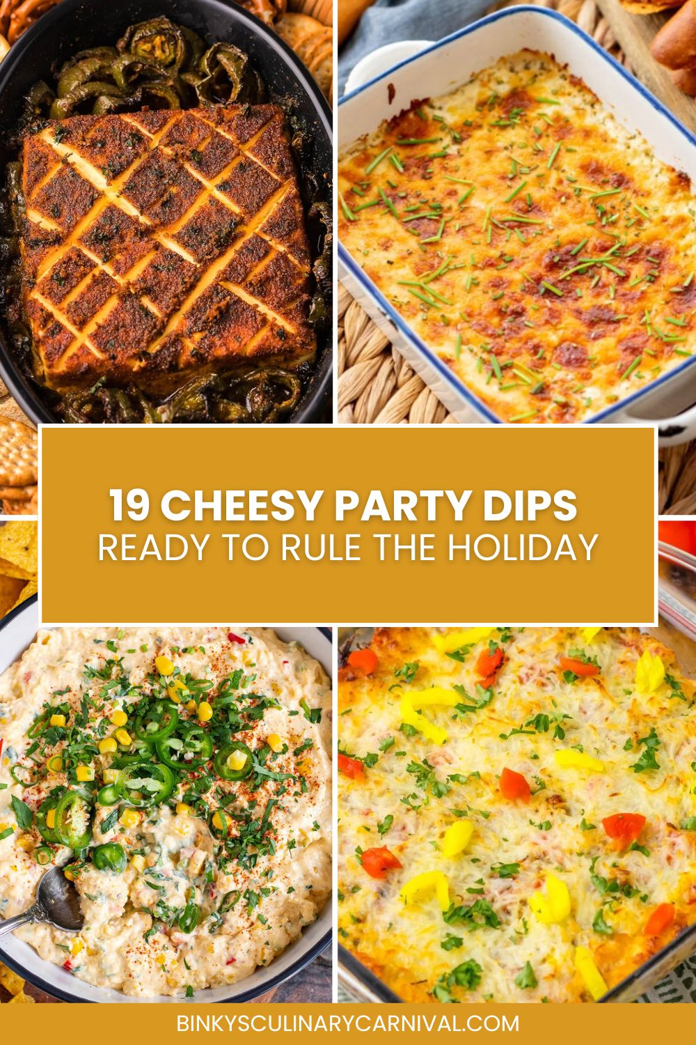 19 Cheesy Party Dips Ready to Rule Every Holiday Gathering - Binky's ...