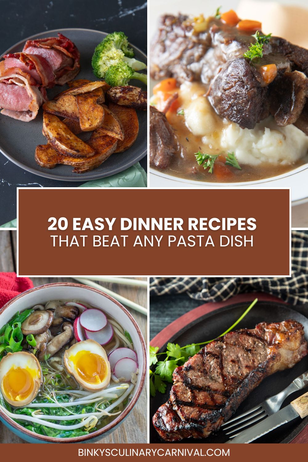 20 Easy Dinner Recipes That Beat Any Pasta Dish - Binky's Culinary Carnival