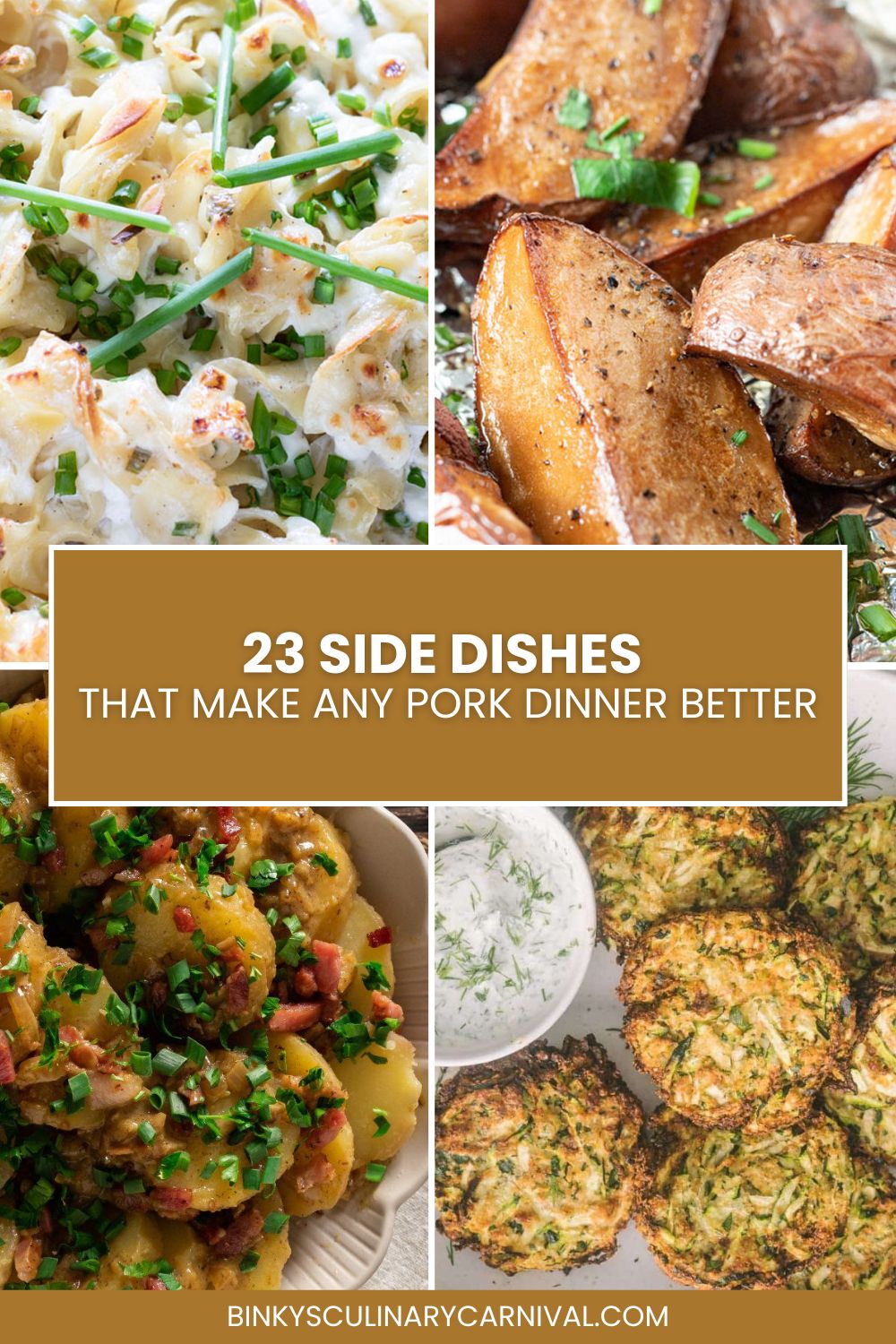 23 Side Dishes That Make Any Pork Dinner Better - Binky's Culinary Carnival