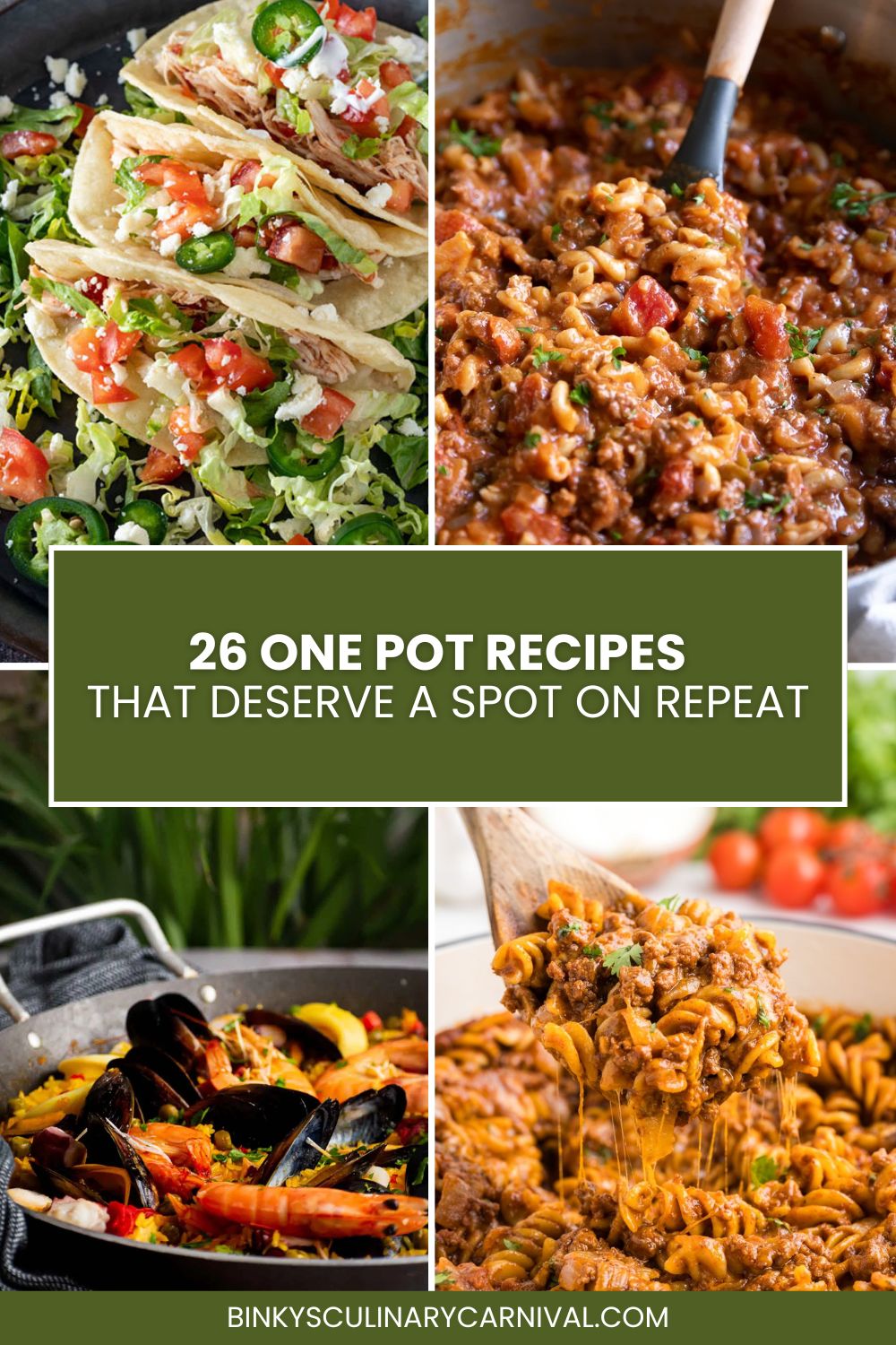 26 One Pot Recipes That Deserve a Spot on Repeat - Binky's Culinary ...