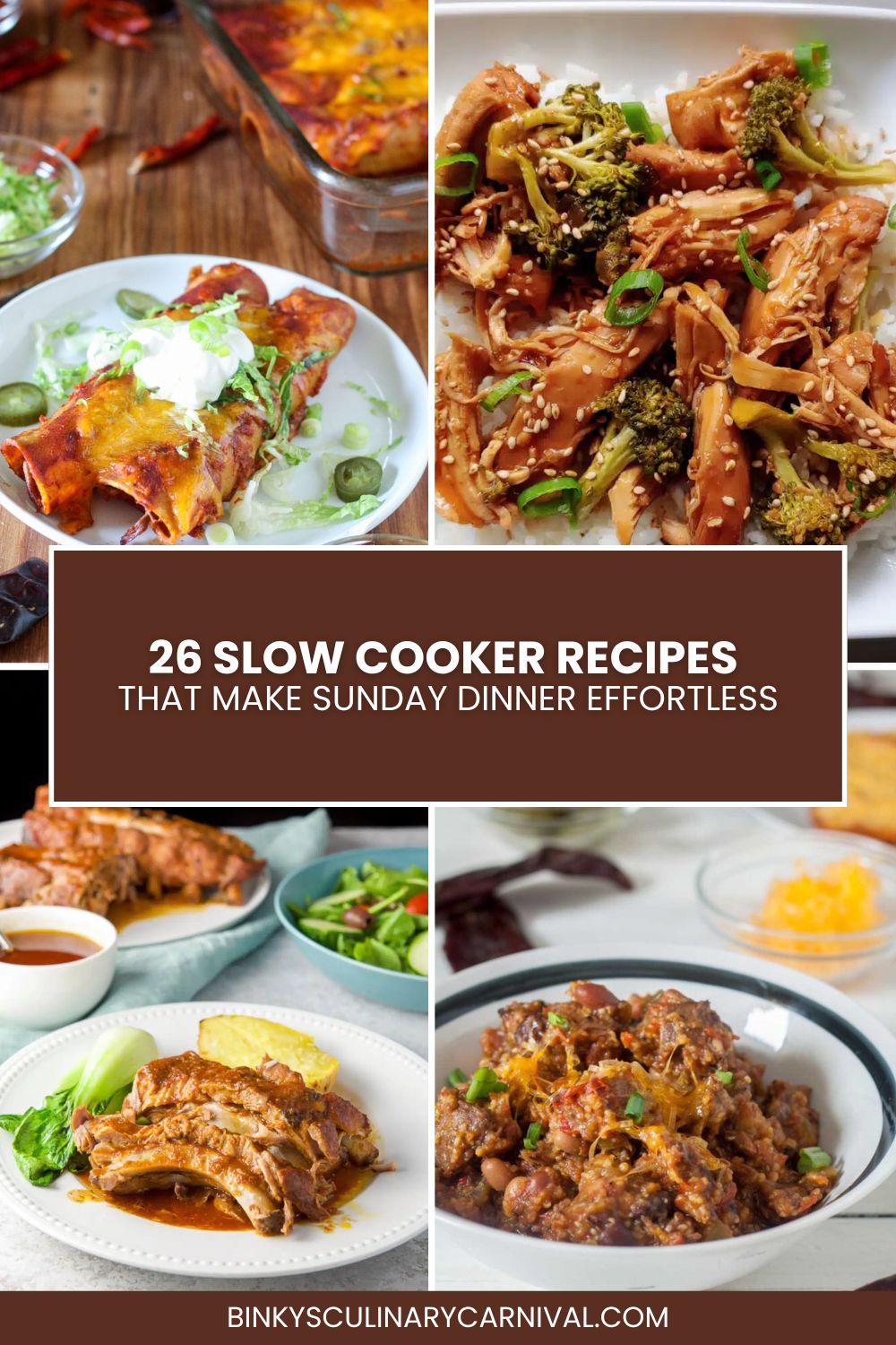 26 Slow Cooker Recipes That Make Sunday Dinner Effortless - Binky's ...